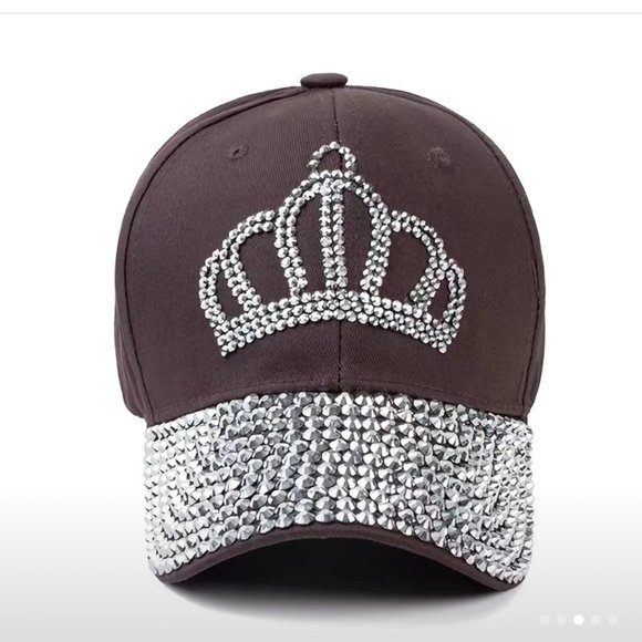 Accessories | Princess Crown Baseball Cap With Rhinestones | Poshmark